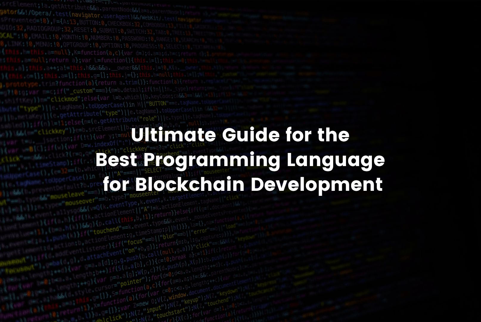 Ultimate Guide for the Best Programming Language for Blockchain ...